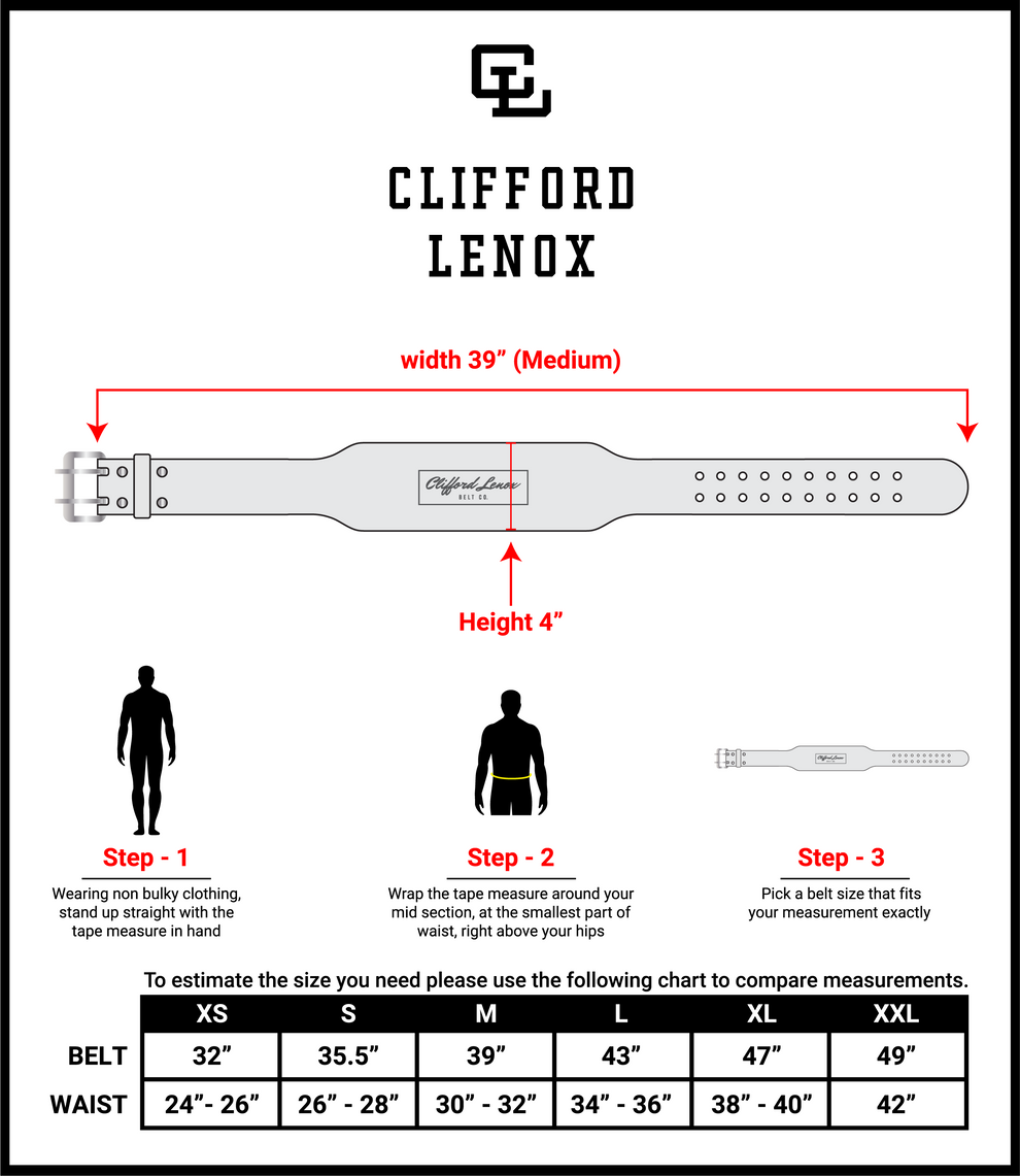 Brown Leather Lifting Belt - Best Quality for Weightlifting – Clifford ...